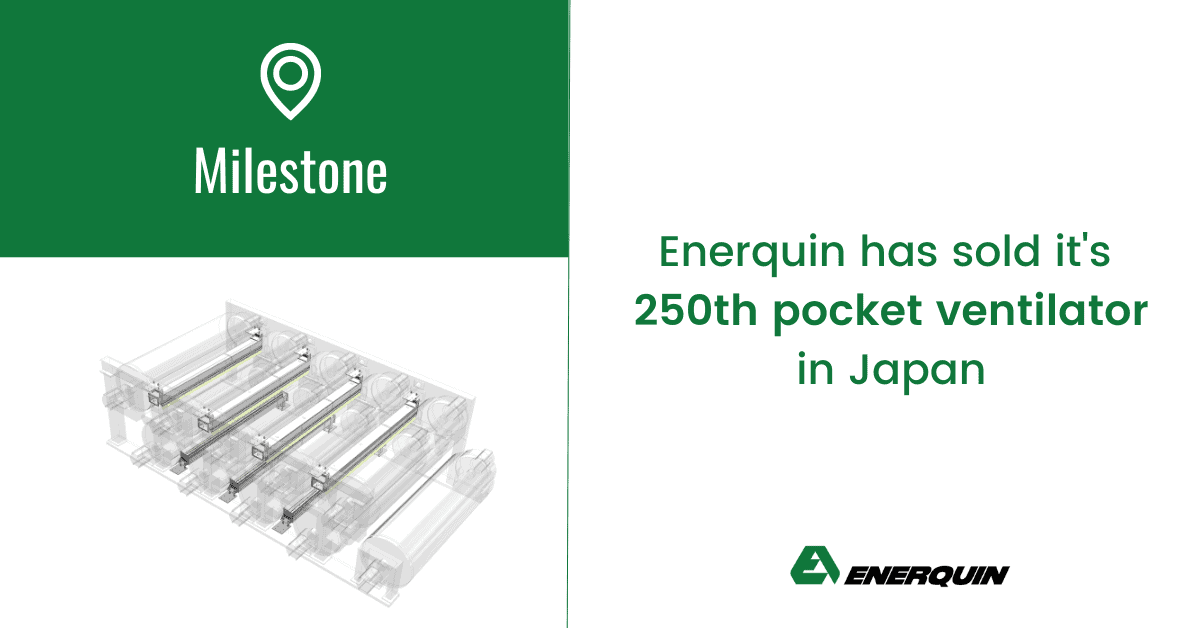 Enerquin Milestone Sale of Pocket Ventilators in Japan - Enerquin